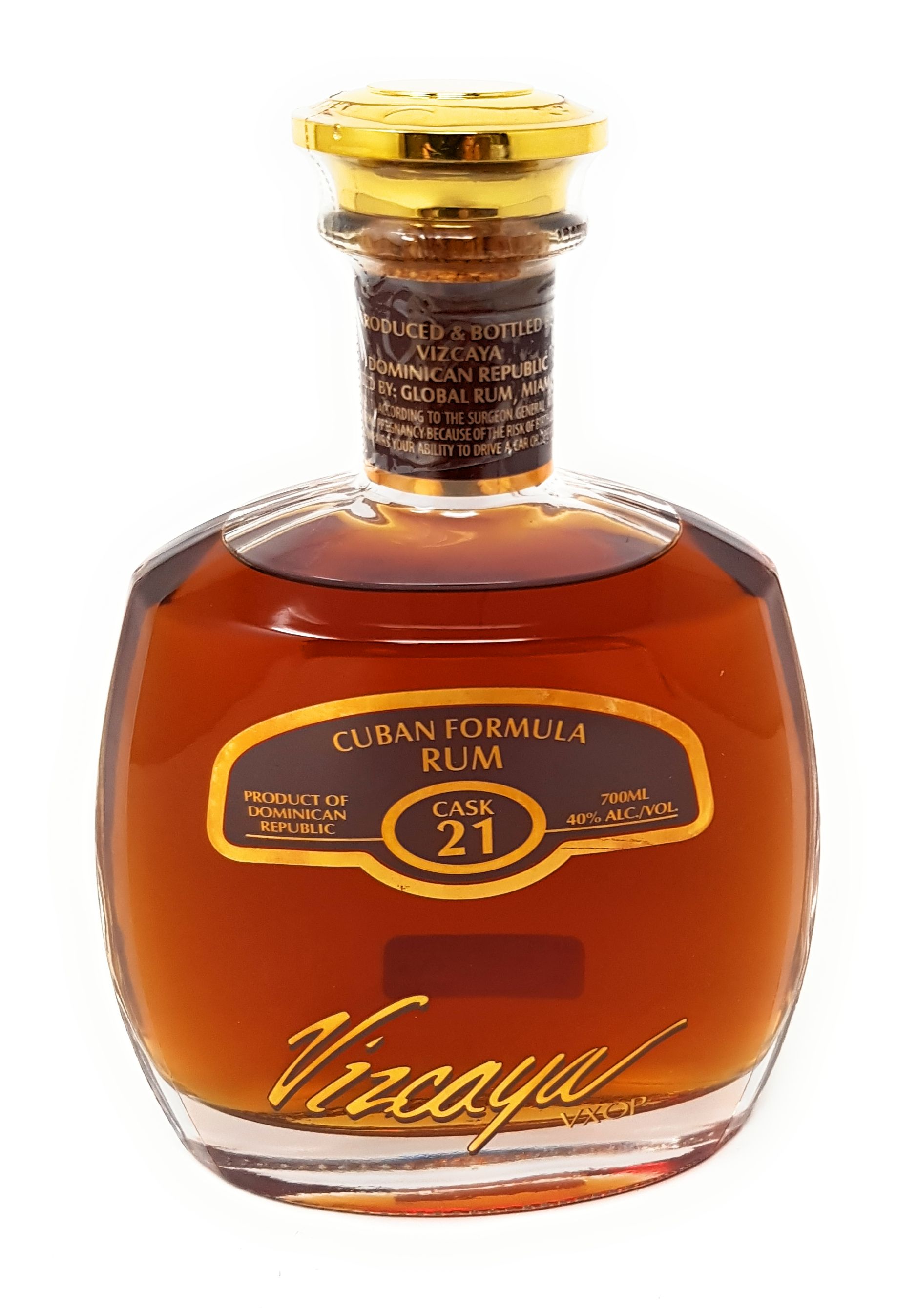 Lebensmittel :: Vizcaya Rum VXOP Cask No.21 Rum 1x 0,7 l Alkohol 40%