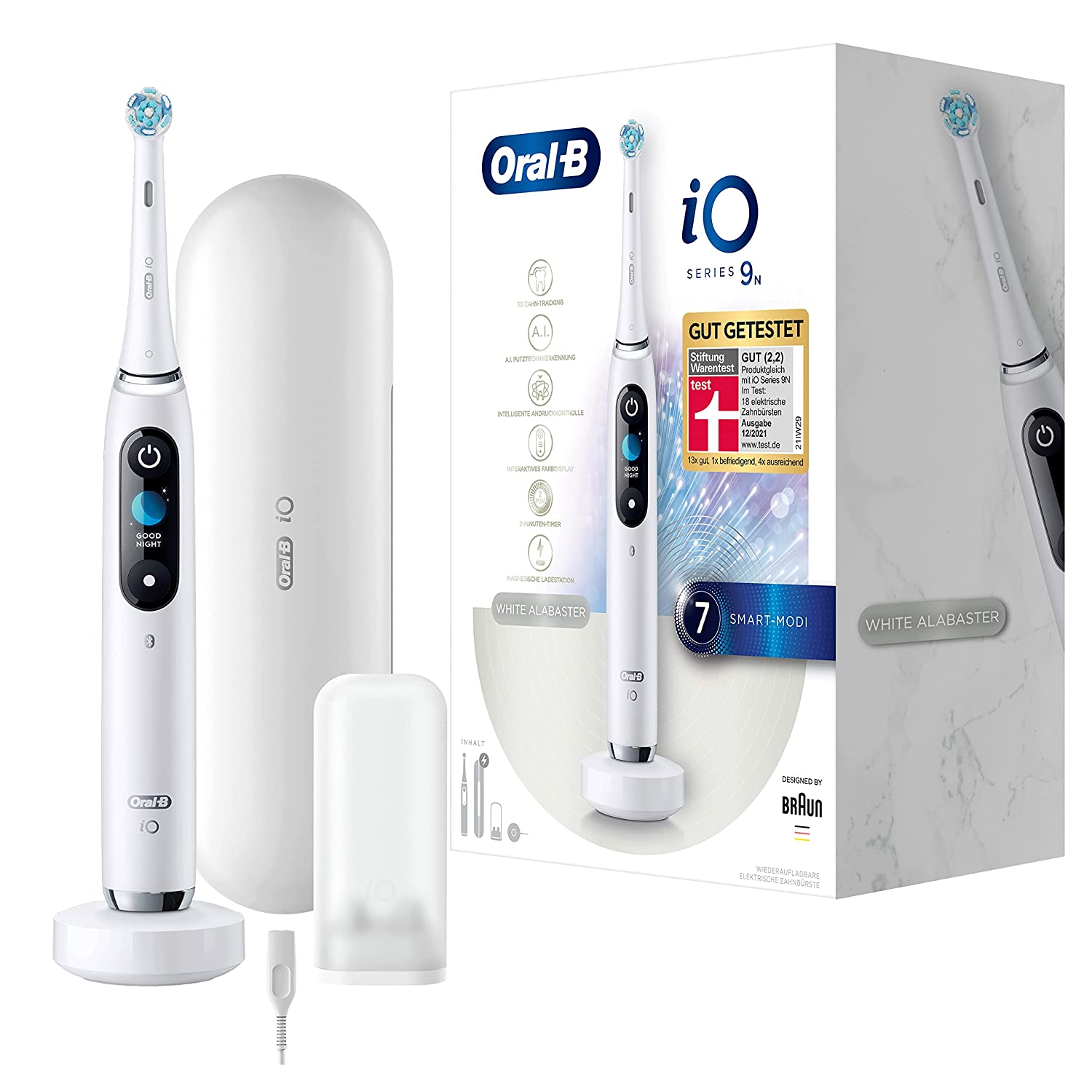 Drogerie :: Oral-B iO Series 9 Elektrische Zahnbürste/Electric Toothbrush, 7 Putzmodi für ...